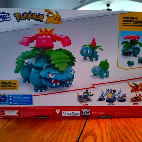 Lego Pokemon | Toys | New Pokemon Mega Bulbasaur Evolution Lego Set ...